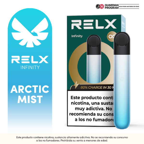 Relx Vapeador Dispositivo Recargable Infinity Artic Mist - Rappi