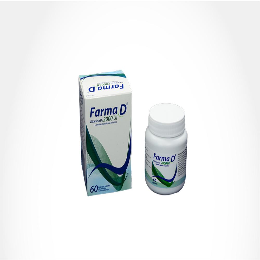Farma D Vitamina D3 Cápsula (2000 Ui) desde $ 79.300