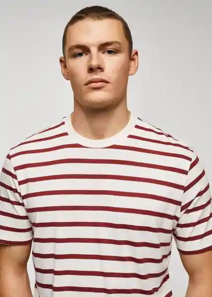 Camiseta French Rojo Talla XL Hombre Mango - Rappi
