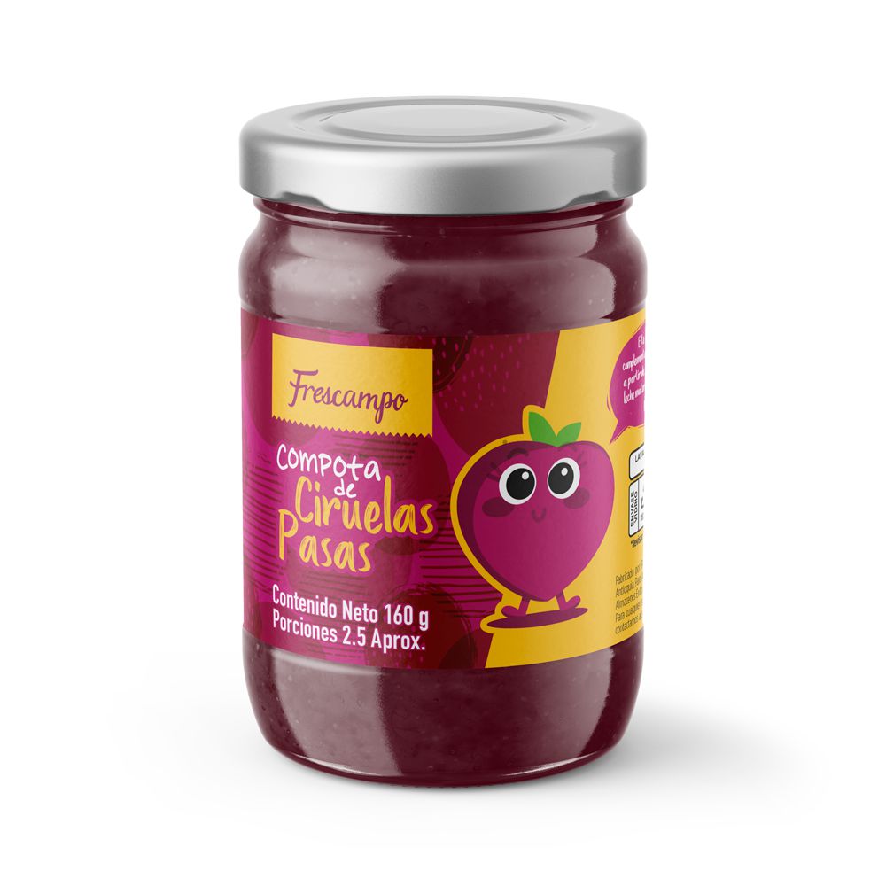 Compota De Ciruelas Pasas Frescampo 132 Ml - Rappi
