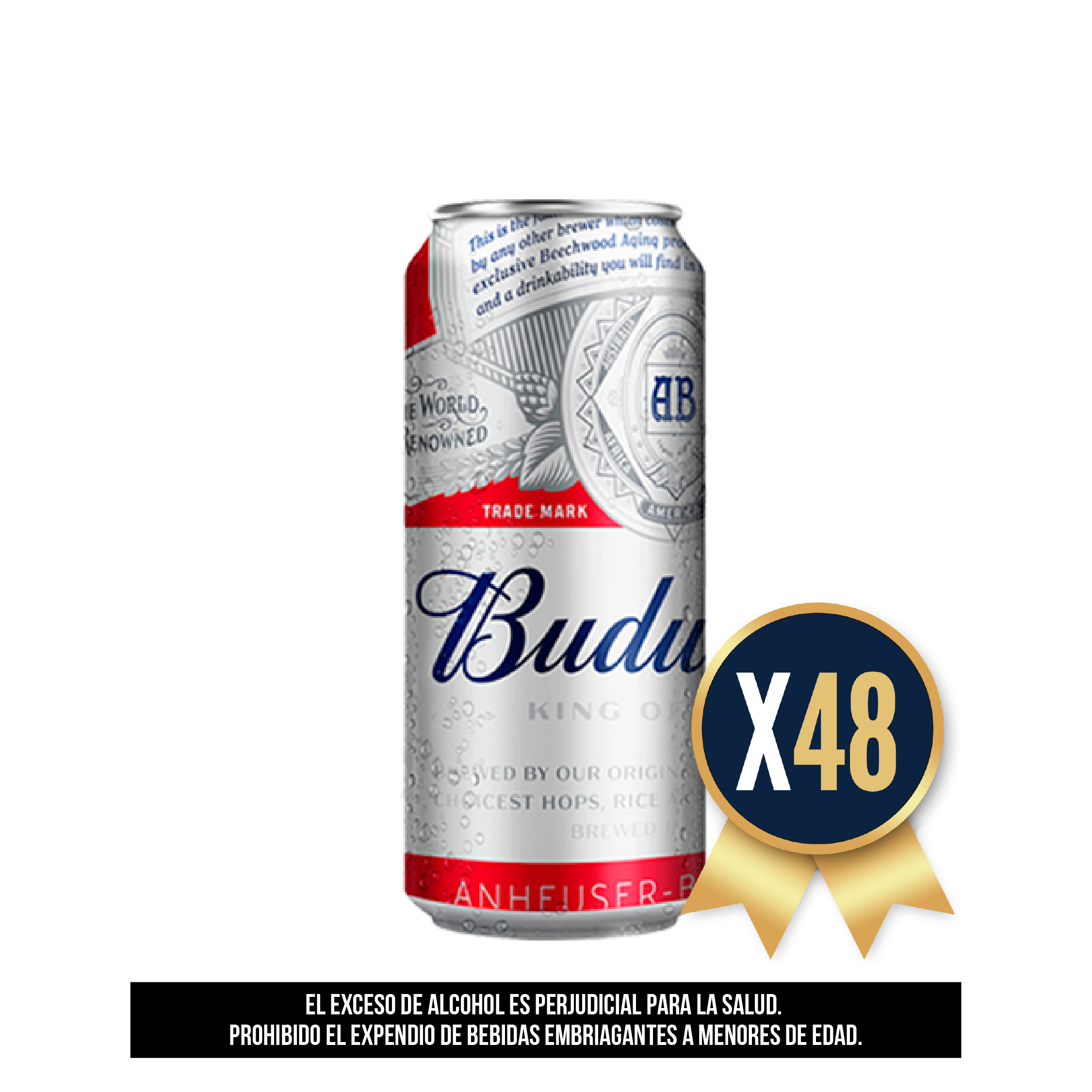 Cerveza Budweiser Lata 269 Ml por 48 Unidades - Rappi