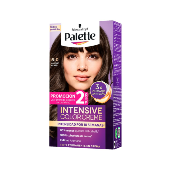 Tinte Palette Color Creme 5-0 Castaño Claro - Rappi