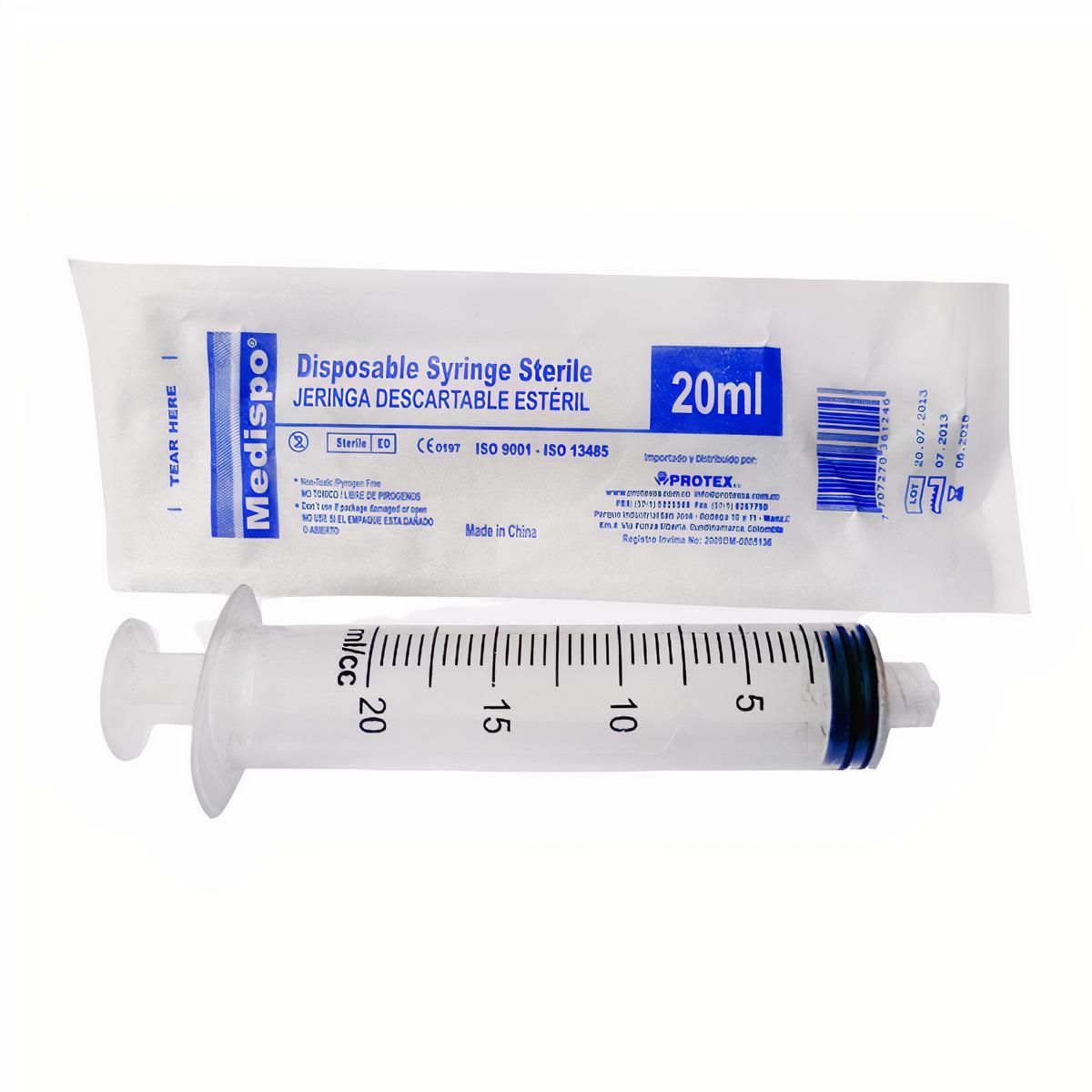 Medispo Jeringa Descartable Estéril 20 mL - Rappi