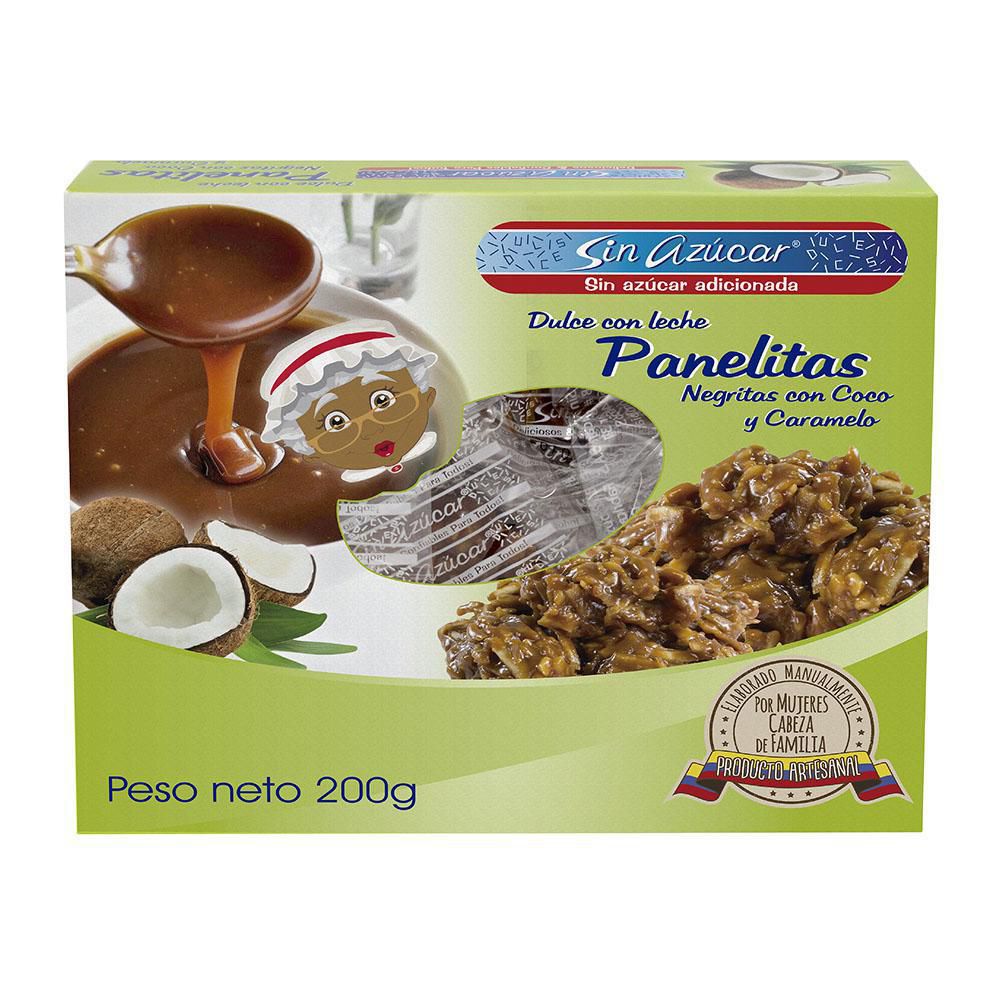 Konfyt Panelitas Negras con Coco y Caramelo - Rappi