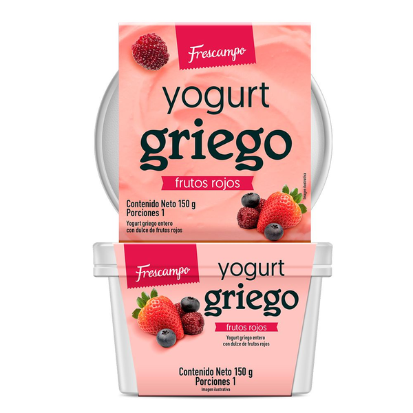 Yogurt Griego Frutos Rojos Frescampo desde $ 3.640