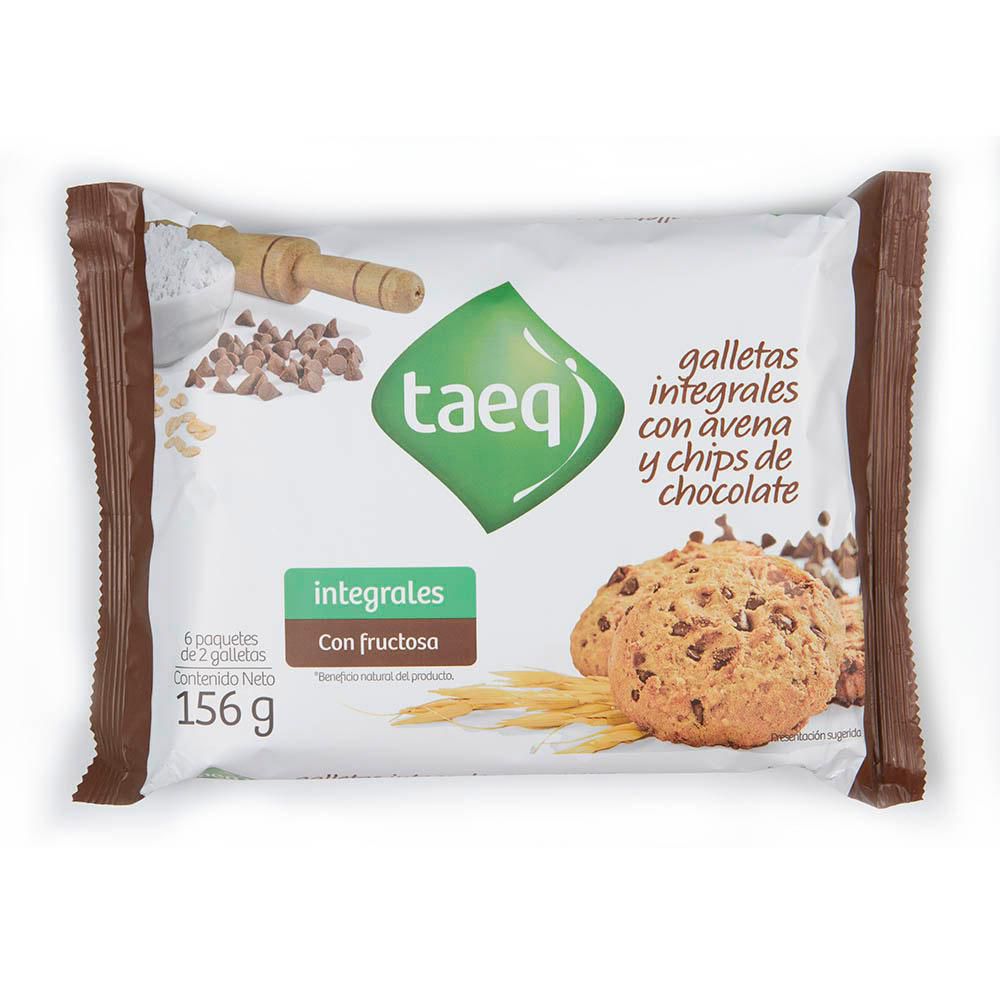 Taeq Galletas Integrales con Avena y Chips de Chocolate - Rappi