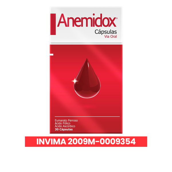 Anemidox tratamiento para la deficiencia de Hierro con Fumarato Ferroso ...