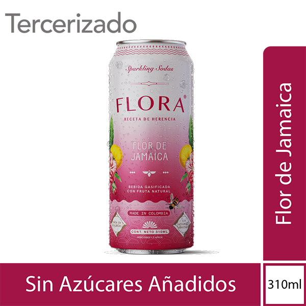 Soda Flora con Sabor Flor de Jamaica Limón Precio - Rappi