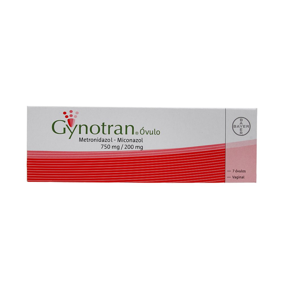 Gynotran Óvulos (750 mg / 200 mg) Precio - Rappi