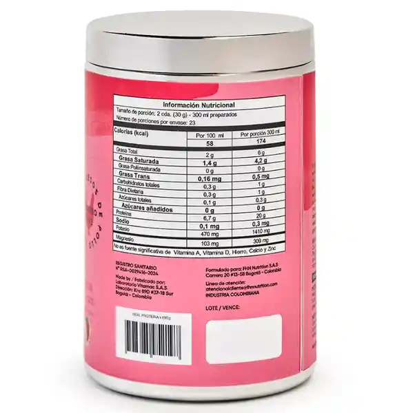 Heal Proteína en Polvo Fresas & Crema - Rappi