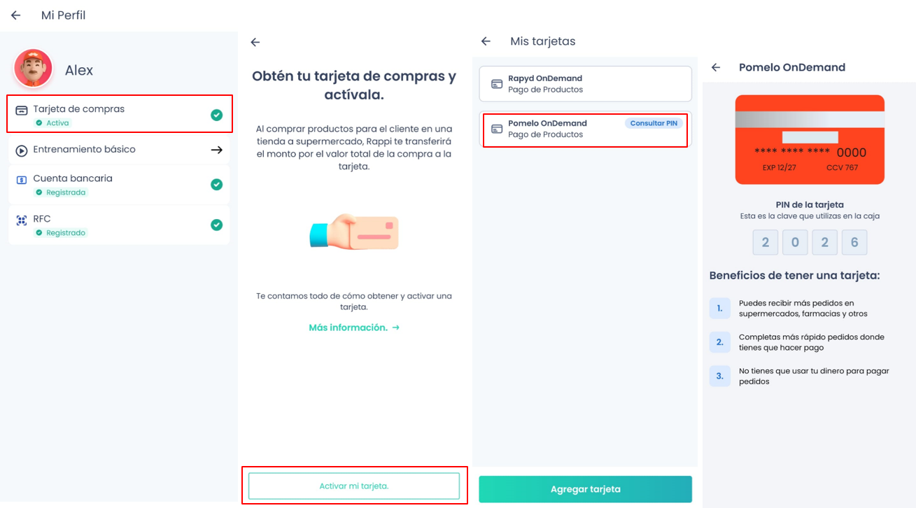 ¿Cómo puedo validar en cual tarjeta me depositaron?